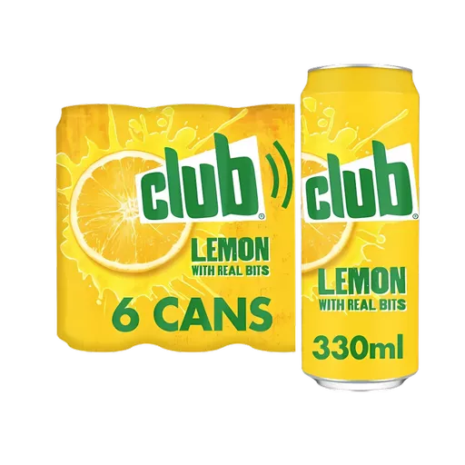 Club Lemon Cans 6 Pack