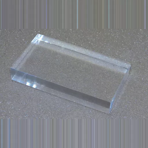 Acrylic block rectangular, 115x65x20mm