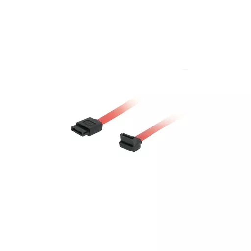 C2G 0.5m 180deg to 90deg Right Angle Serial ATA (SATA) Cable