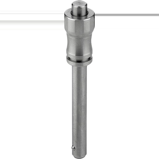 Ball Lock Pin. 6mm Pin Diameter. 50mm Clamping Length. Stainless Steel.