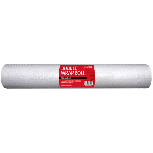 Bubble Wrap Roll Large 500mmx3m BGC Label