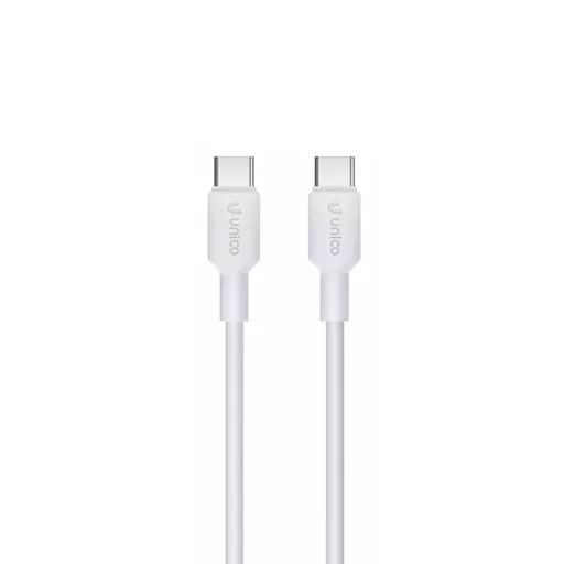 Unico - 1m (60W) Power Delivery - USB-C to USB-C Cable - White